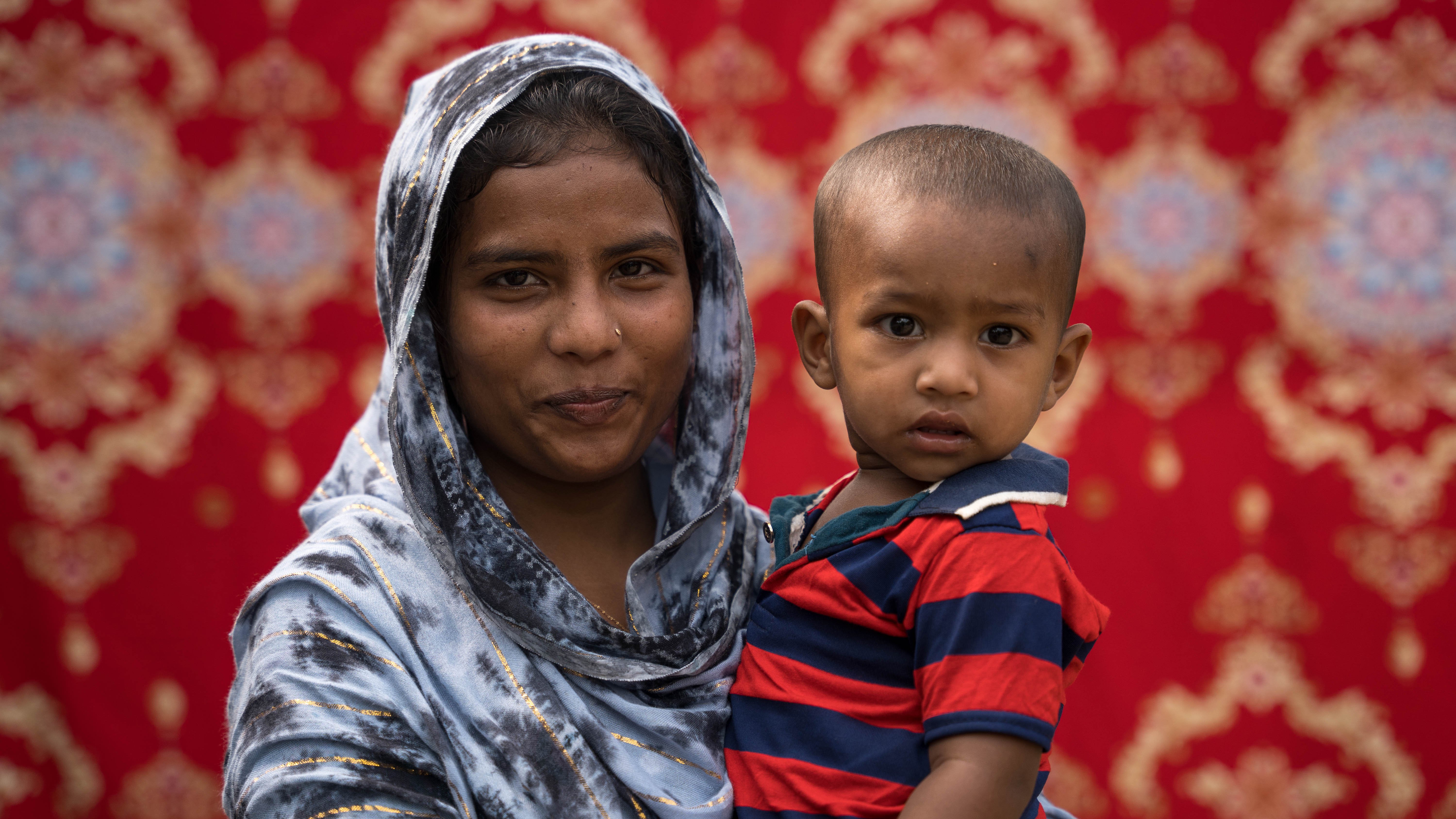 Tahmina's family has access to safe water and a toilet at home in ...